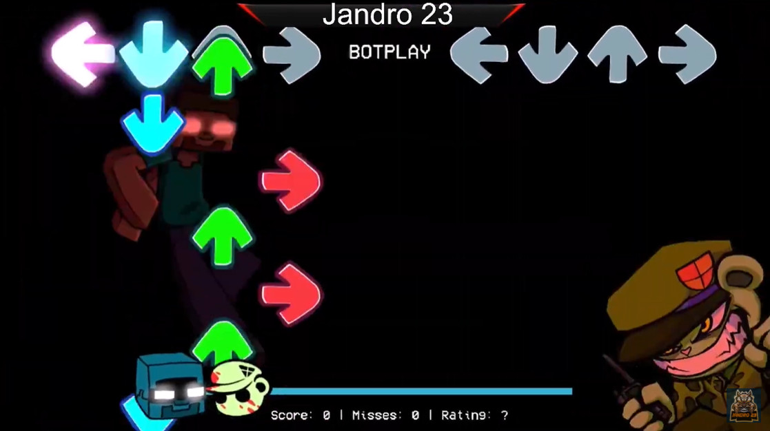 FLIPPY VS HEROBRINE [Overkill x Danger] Mod for Friday Night Funkin ...