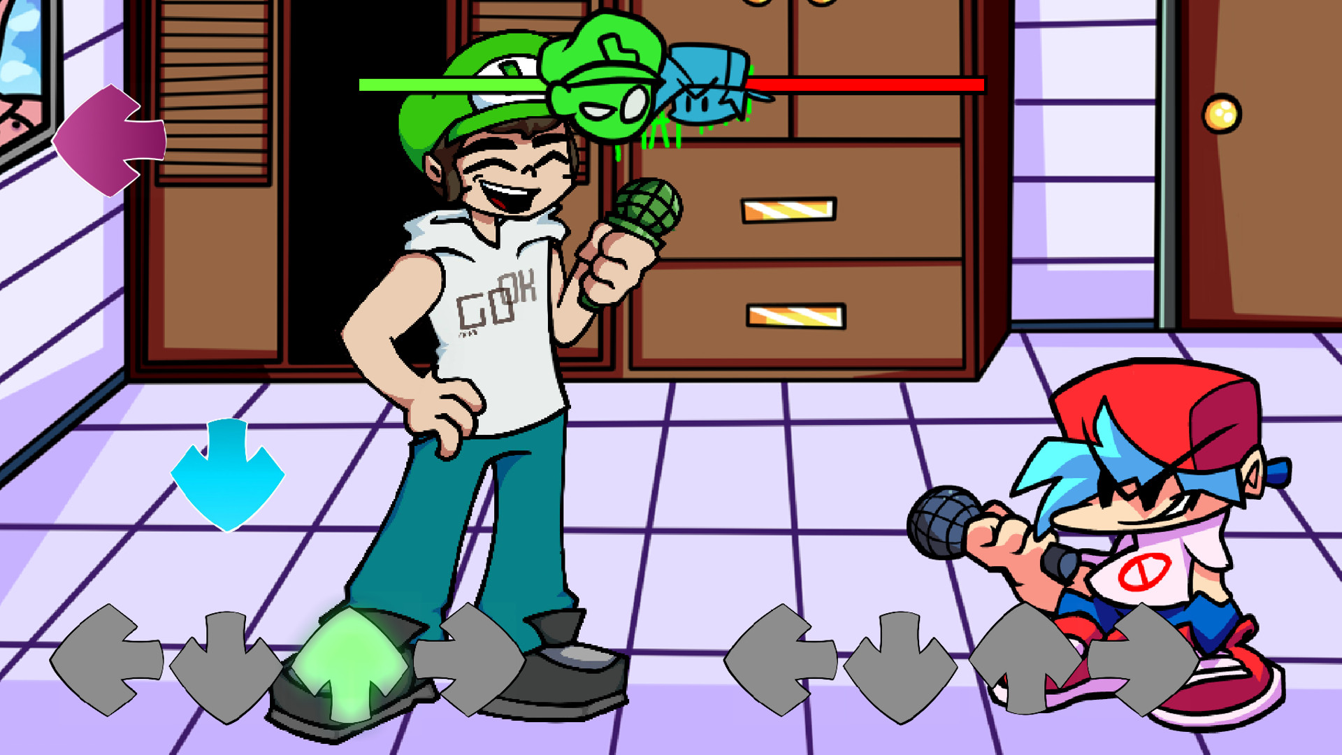 FNF Fernanfloo in multiplayer + stage Mod for Friday Night Funkin ...