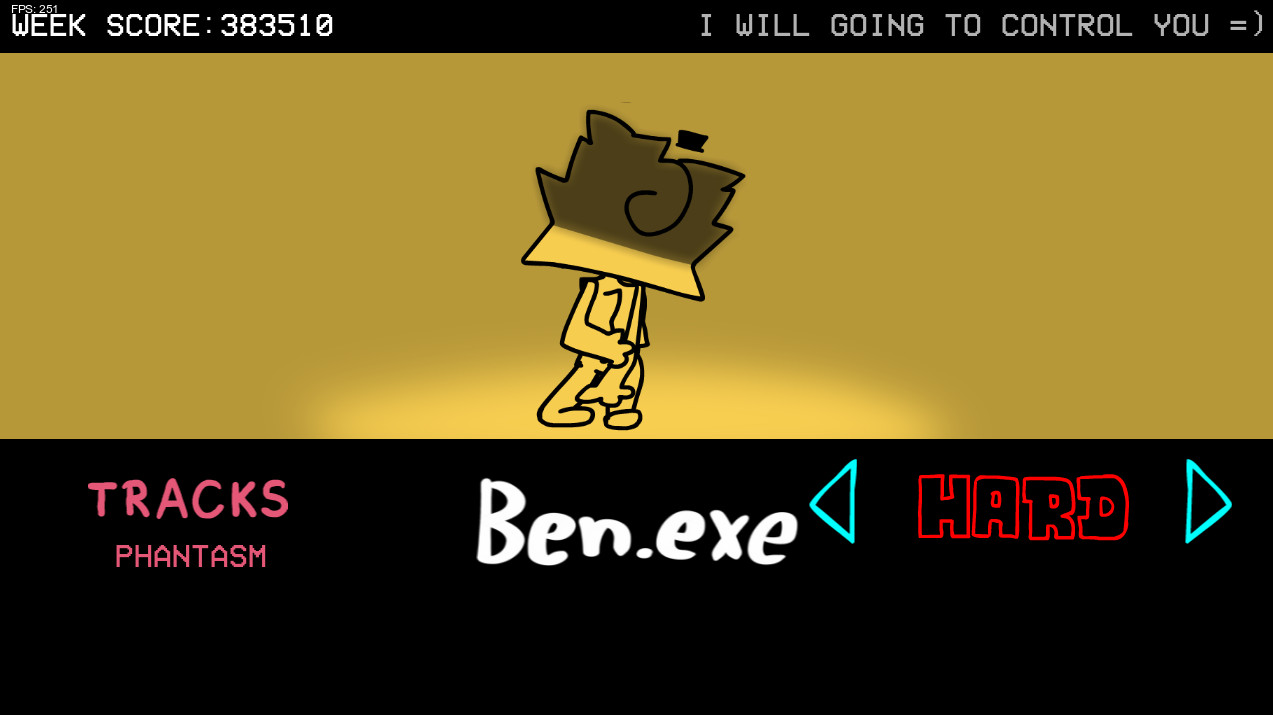 Ben.exe Nighmare [BlueCat] Mod for Friday Night Funkin' | FNF Mods