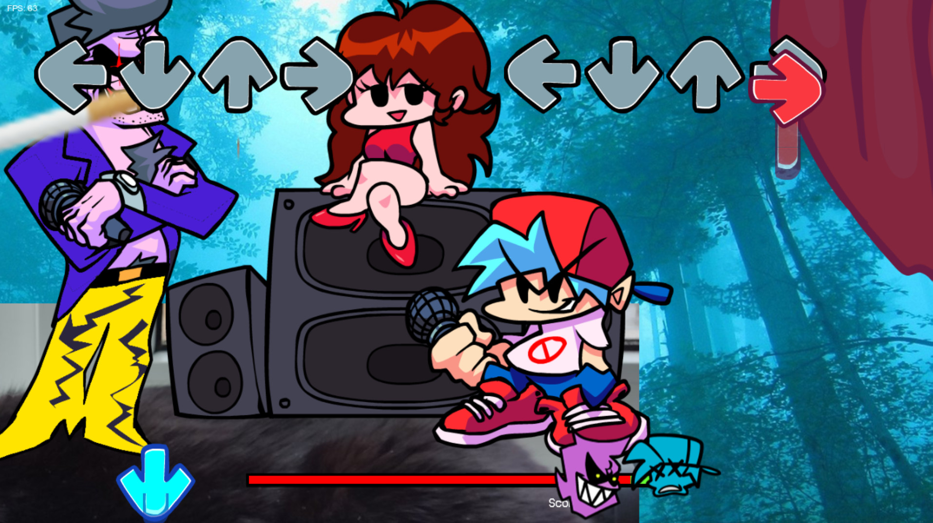 Cursed Mod Mod for Friday Night Funkin' | FNF Mods