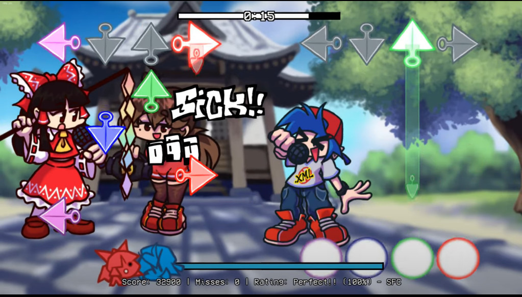 FNF x Touhou - Scarlet Melopoeia win 7 32 bits Mod for Friday Night ...