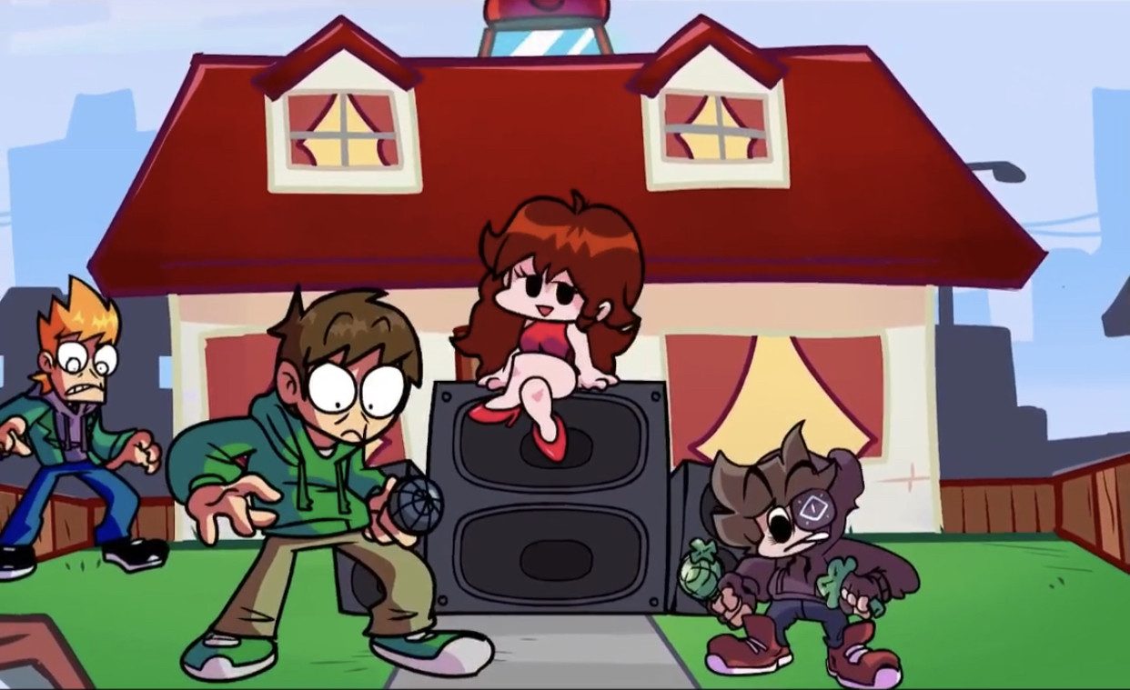 Challeng-Edd but with StickyBM Mod for Friday Night Funkin' | FNF Mods