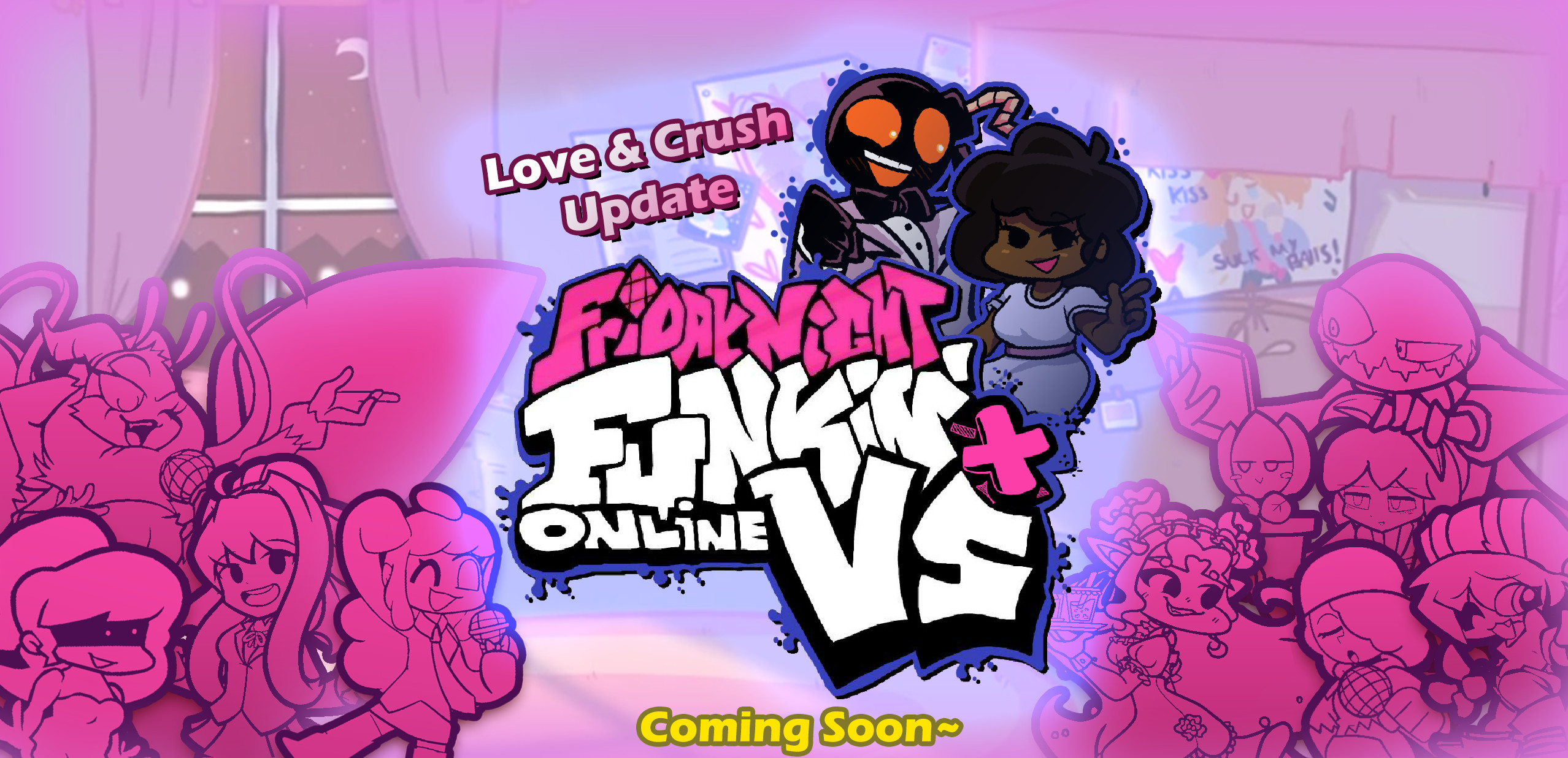 FNF ONLINE VS PLUS | Songs + Characters Mod Pack. Mod for Friday Night ...