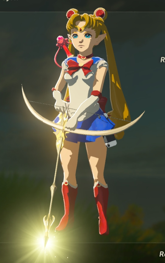 [LINKLE]Sailor_Moon-Serena(cosplay) Mod for The Legend of Zelda: Breath ...