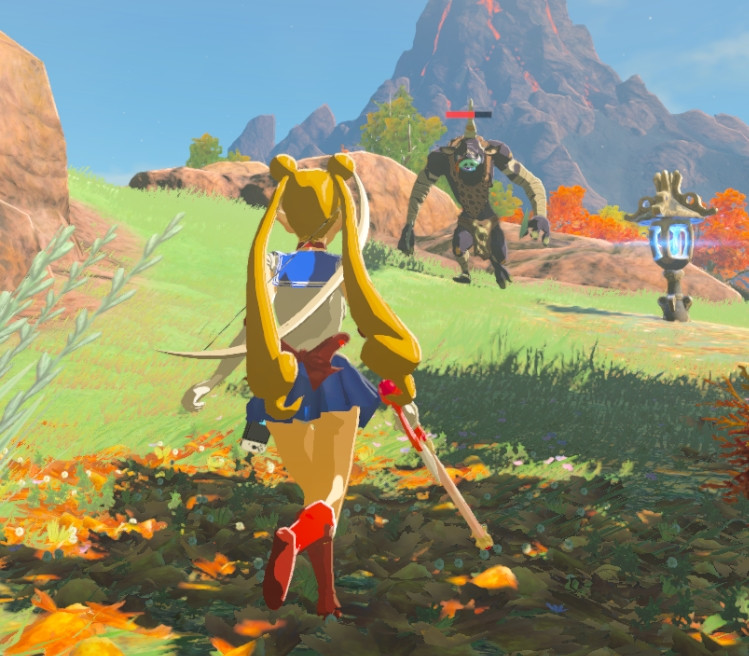 [LINKLE]Sailor_Moon-Serena(cosplay) Mod for The Legend of Zelda: Breath ...