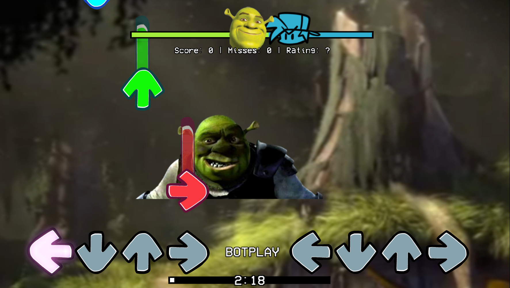 vs shrek!!1!1!1!1 (W.I.P) Mod for Friday Night Funkin' | FNF Mods