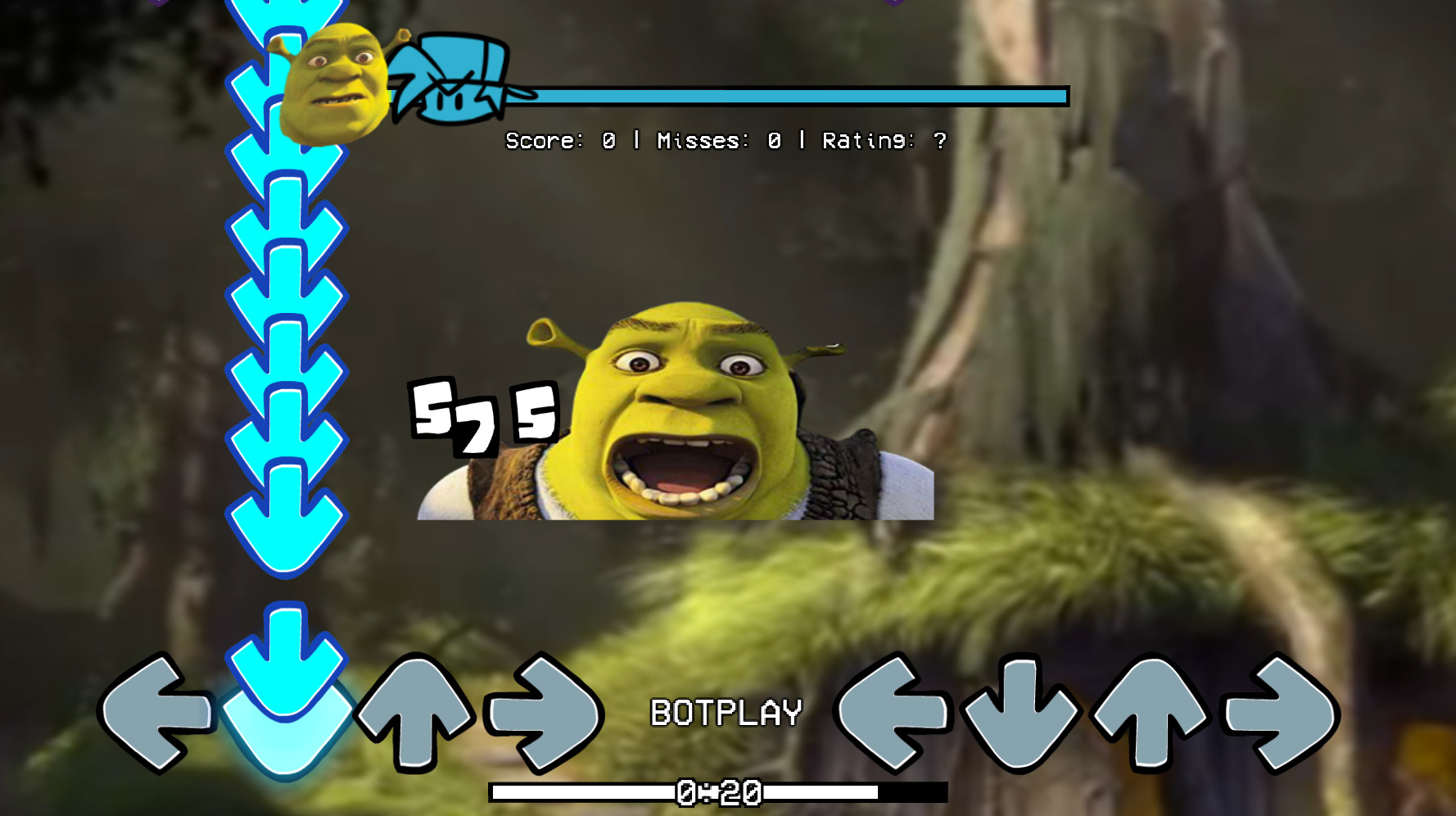 vs shrek!!1!1!1!1 (W.I.P) Mod for Friday Night Funkin' | FNF Mods