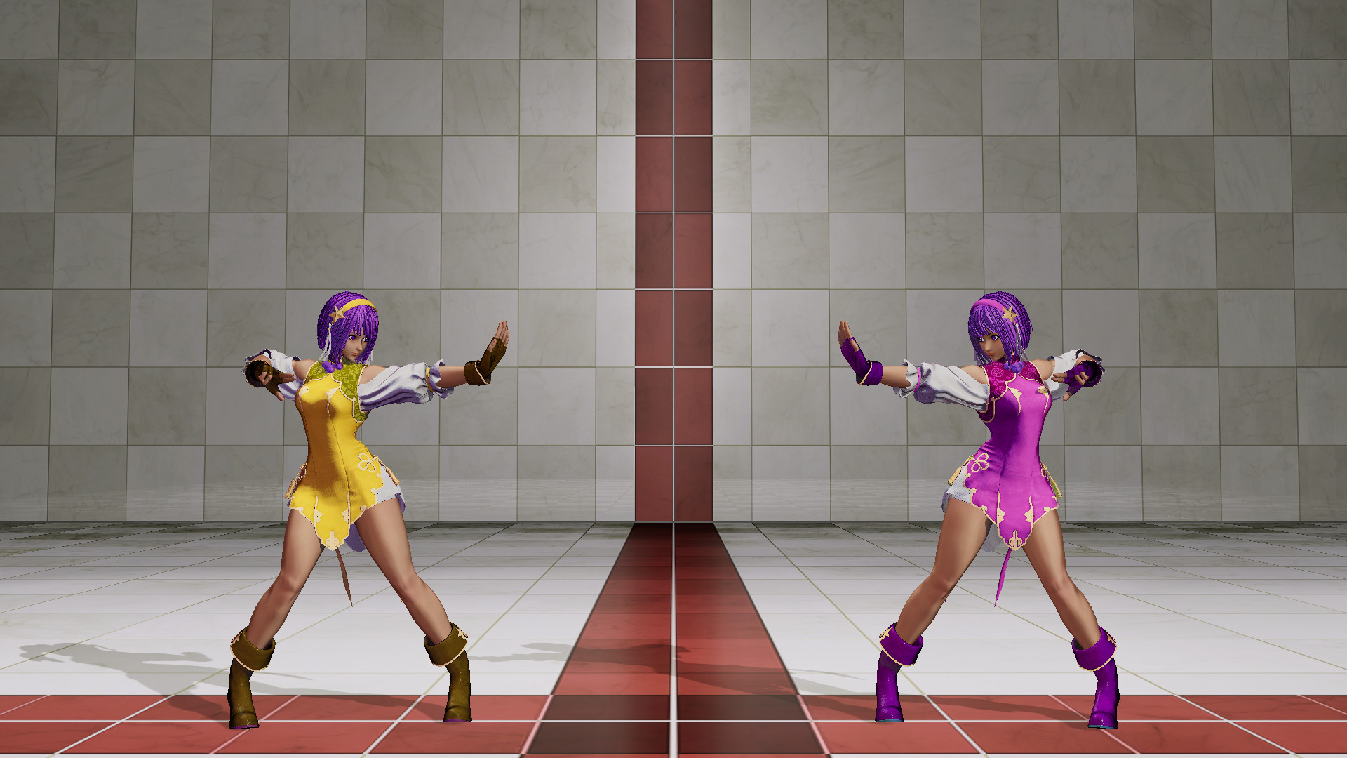 Gyaru Athena Mod for The King of Fighters XV | KoFXV Mods