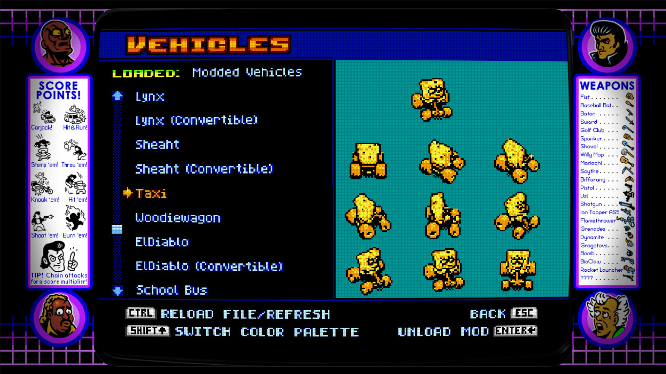 Nicktoons Racing Gameboy Color Spongebob Kart Mod for Retro City ...