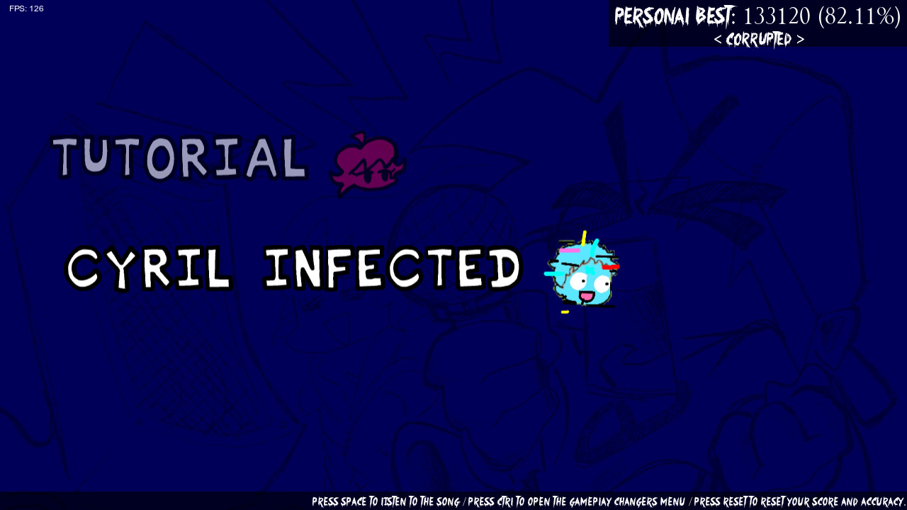 FNF vs Cyril Glitched Remaked! Mod for Friday Night Funkin' | FNF Mods