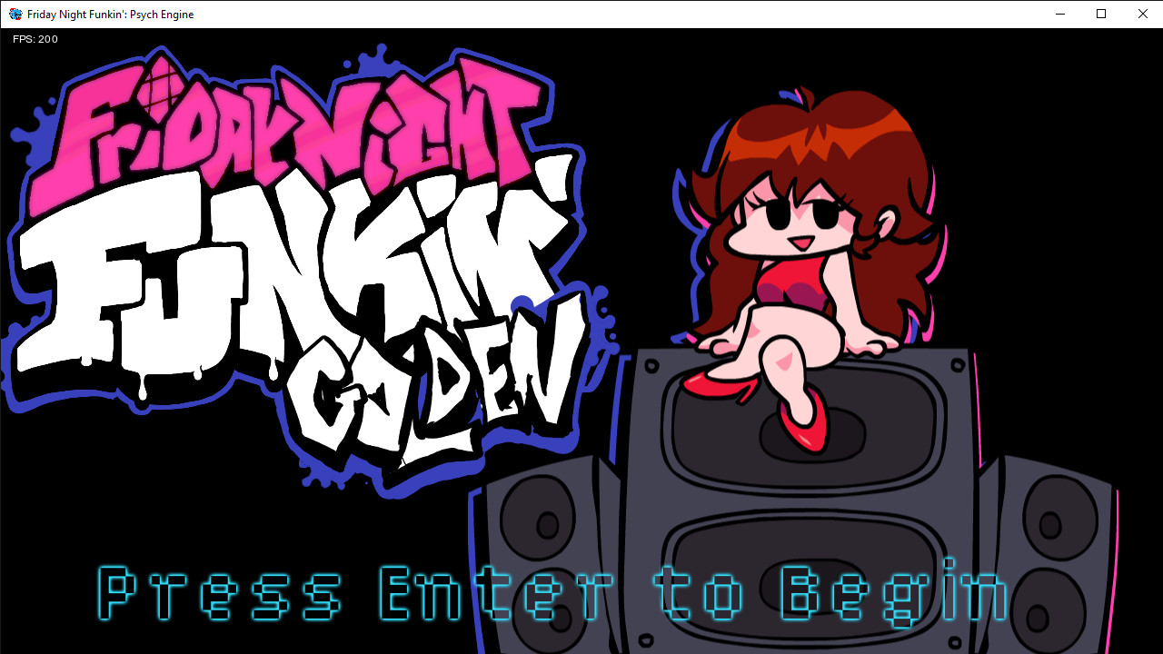 Golden Mod Mod for Friday Night Funkin' | FNF Mods