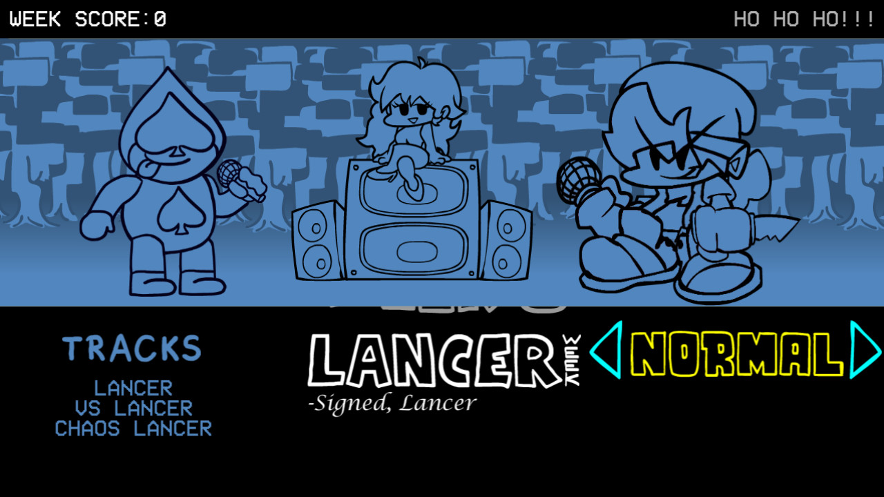 Vs Lancer Mod Mod for Friday Night Funkin' | FNF Mods