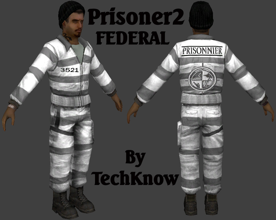 Jail Prisoner Skinsss Mod for Counter-Strike: Source | CS:S Mods