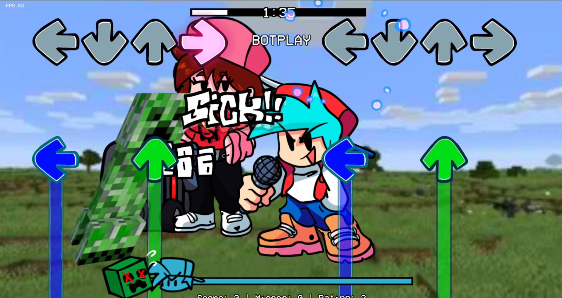 Friday Night Funkin' VS Creeper Mod for Friday Night Funkin' | FNF Mods