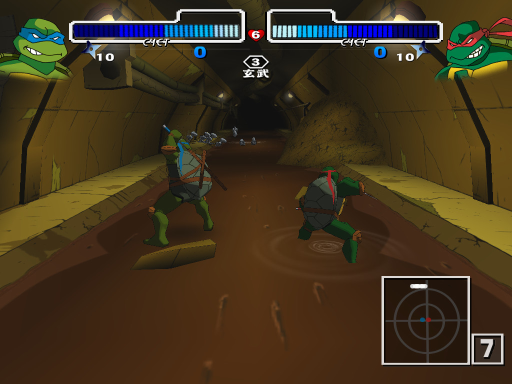 TMNT Arcade game style HUD mod [Teenage Mutant Ninja Turtles (2003 ...