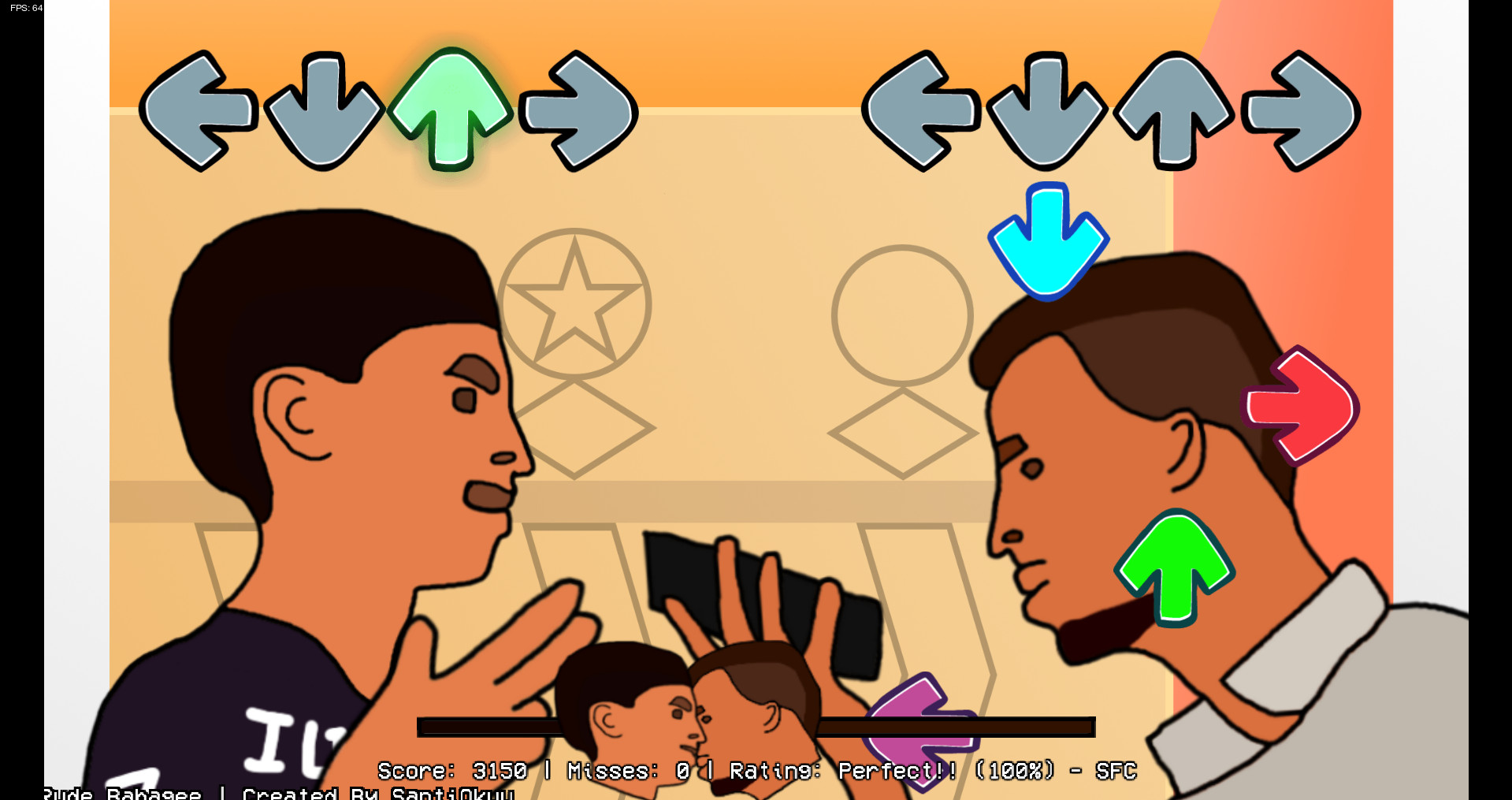 FNF Rude Babagee Mod for Friday Night Funkin' | FNF Mods