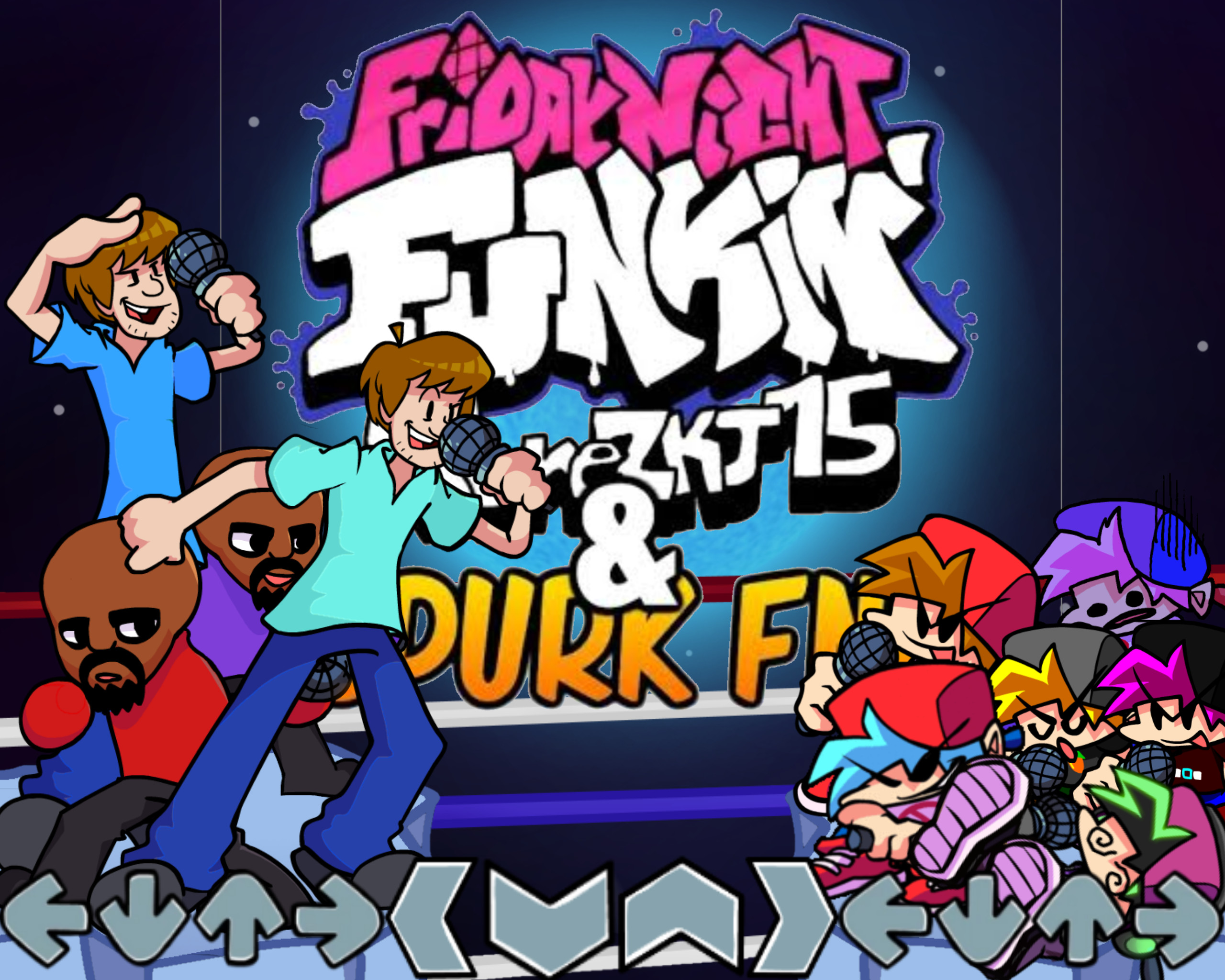 Editor's Ronezkj15 X Editor's Spurk FNF FANMADE Mod for Friday Night ...