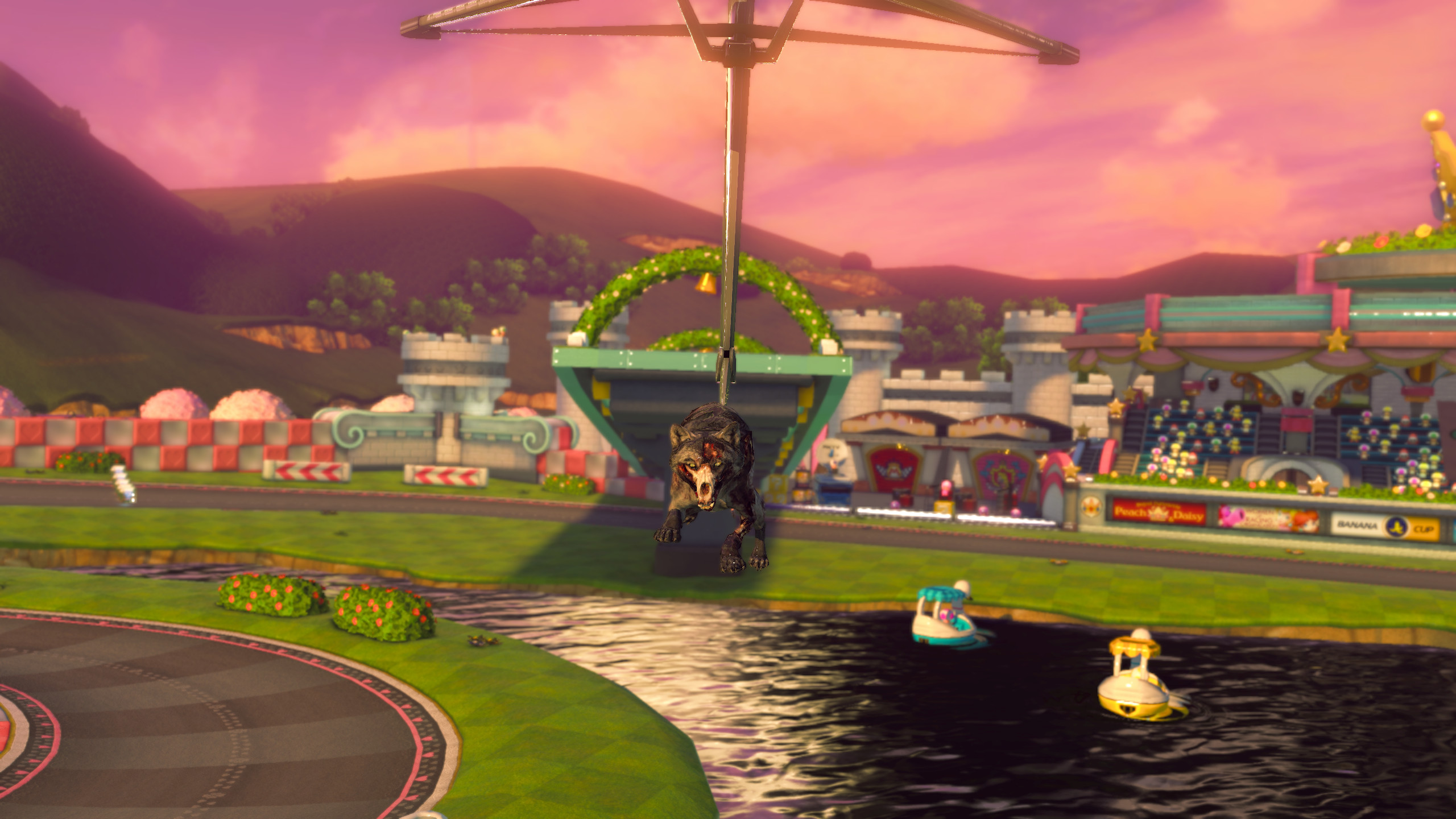 On-Foot Hellhound Mod for Mario Kart 8 | MK8 Mods