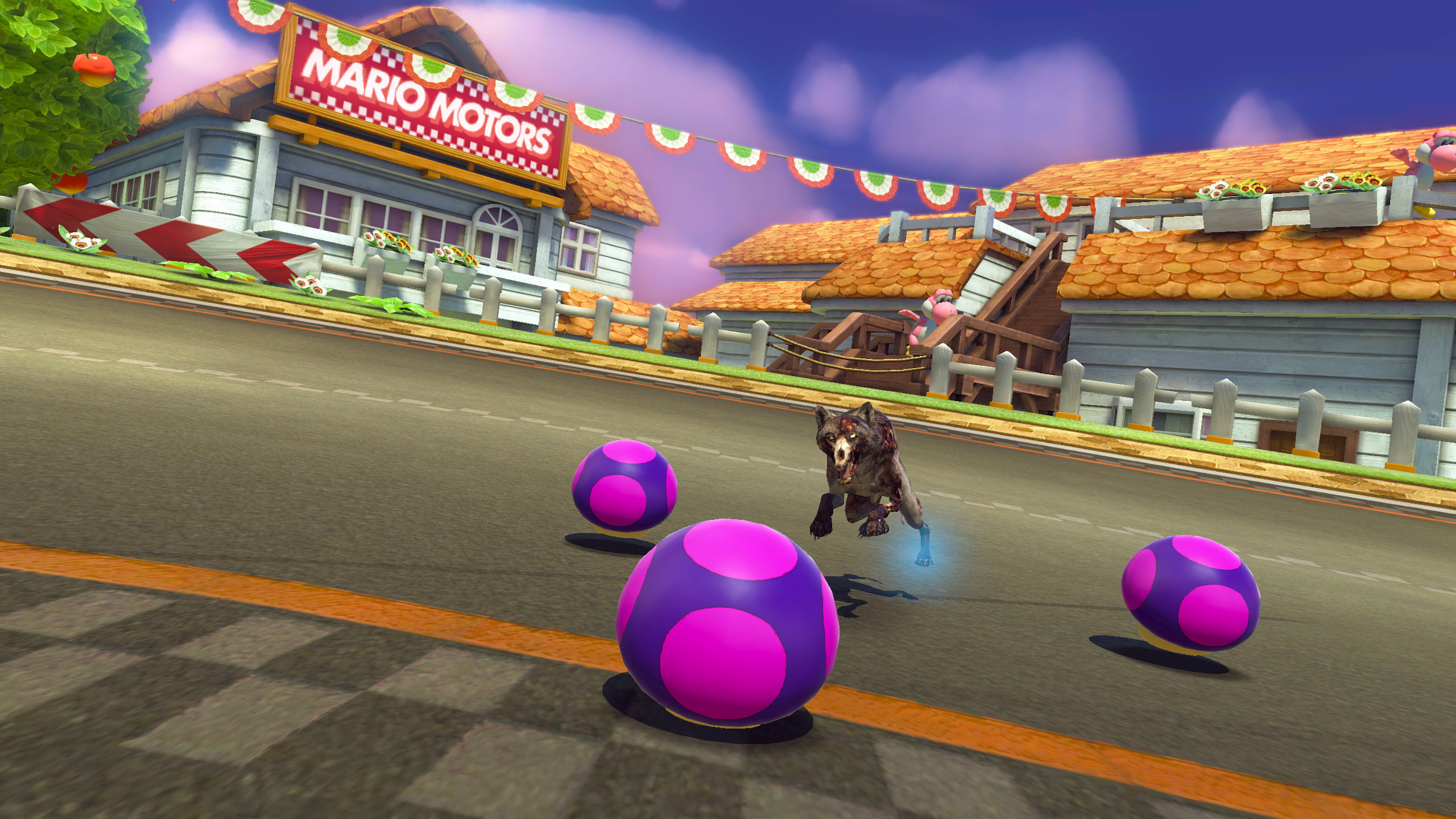 On-Foot Hellhound Mod for Mario Kart 8 | MK8 Mods