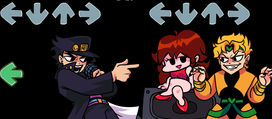Jotaro and DIO sings Split Mod for Friday Night Funkin' | FNF Mods
