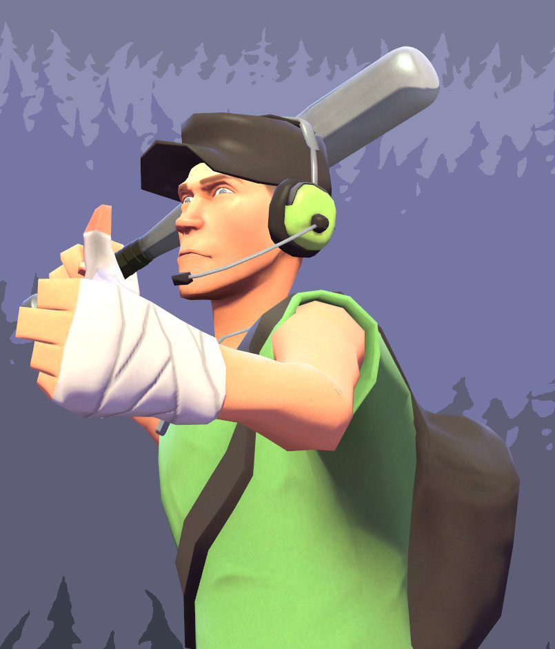 Tf2 Blu Scout Running