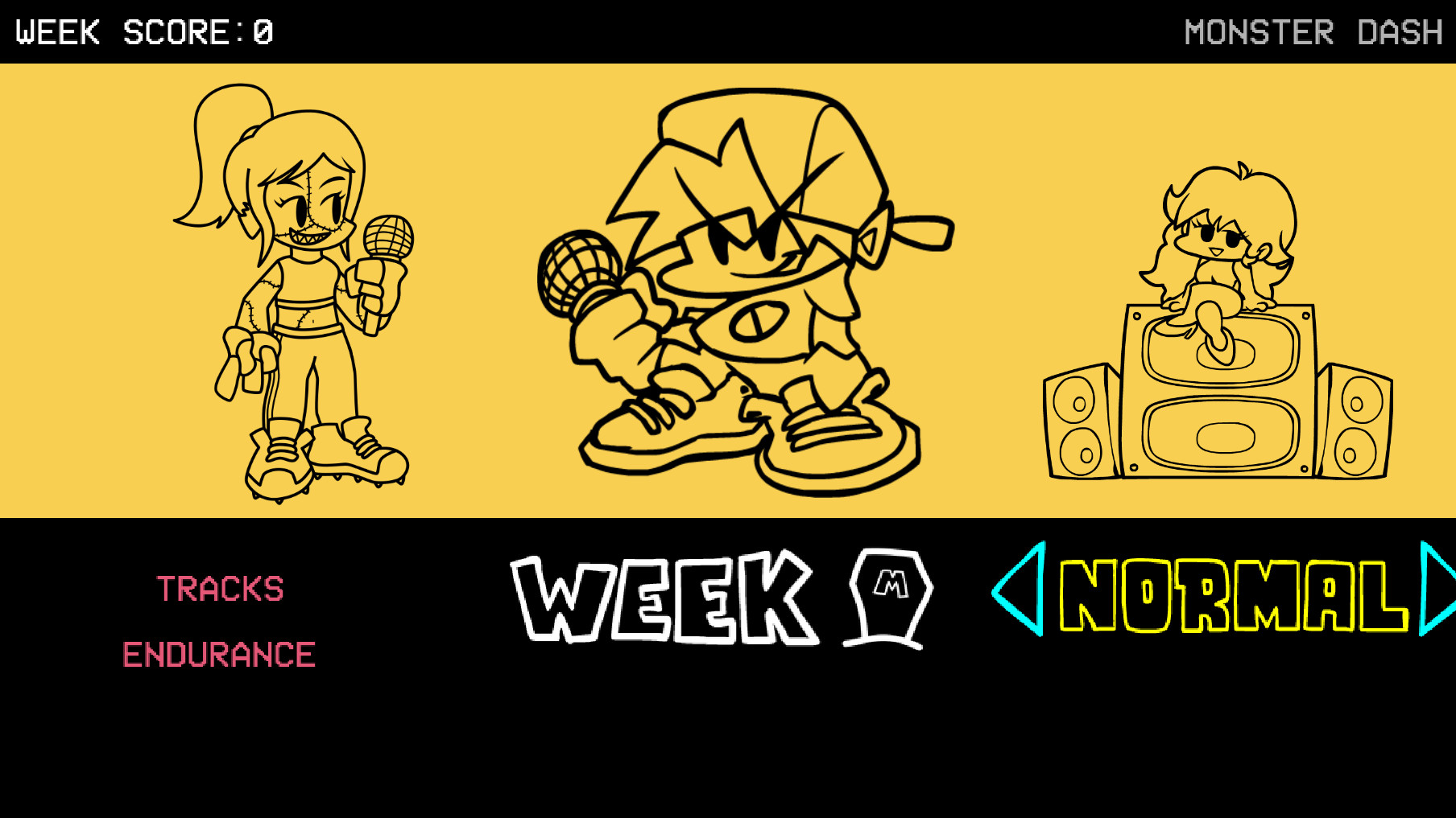 Friday Night Funkin': Monster Dash Mod for Friday Night Funkin' | FNF Mods