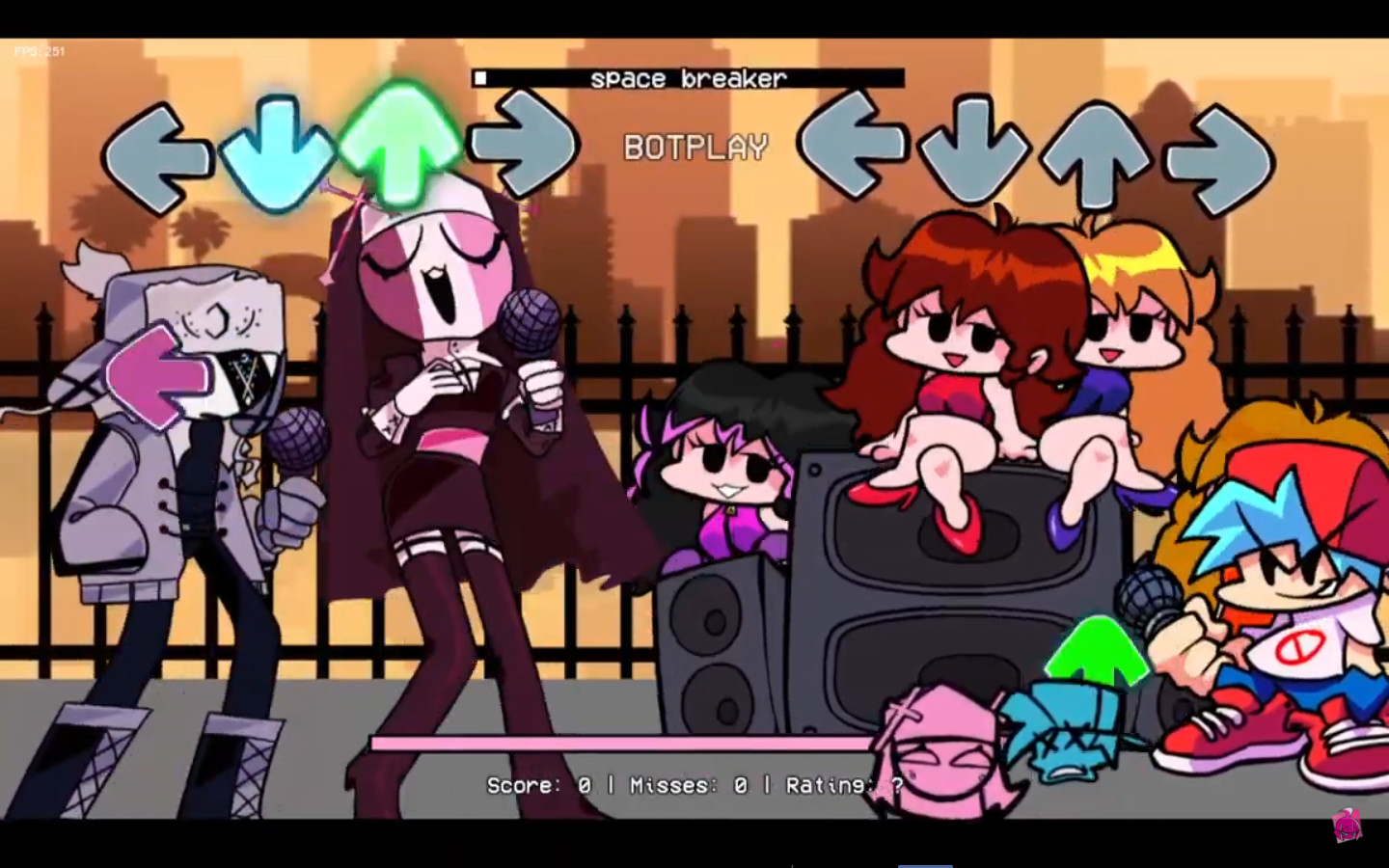 FNF Space Breaker Cover [It Actually Mod] Mod for Friday Night Funkin ...