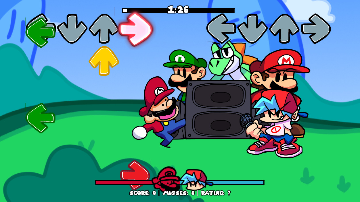 FNF: VS. Mario Ultra Rebooted [DEMO] [Friday Night Funkin'] [Mods]