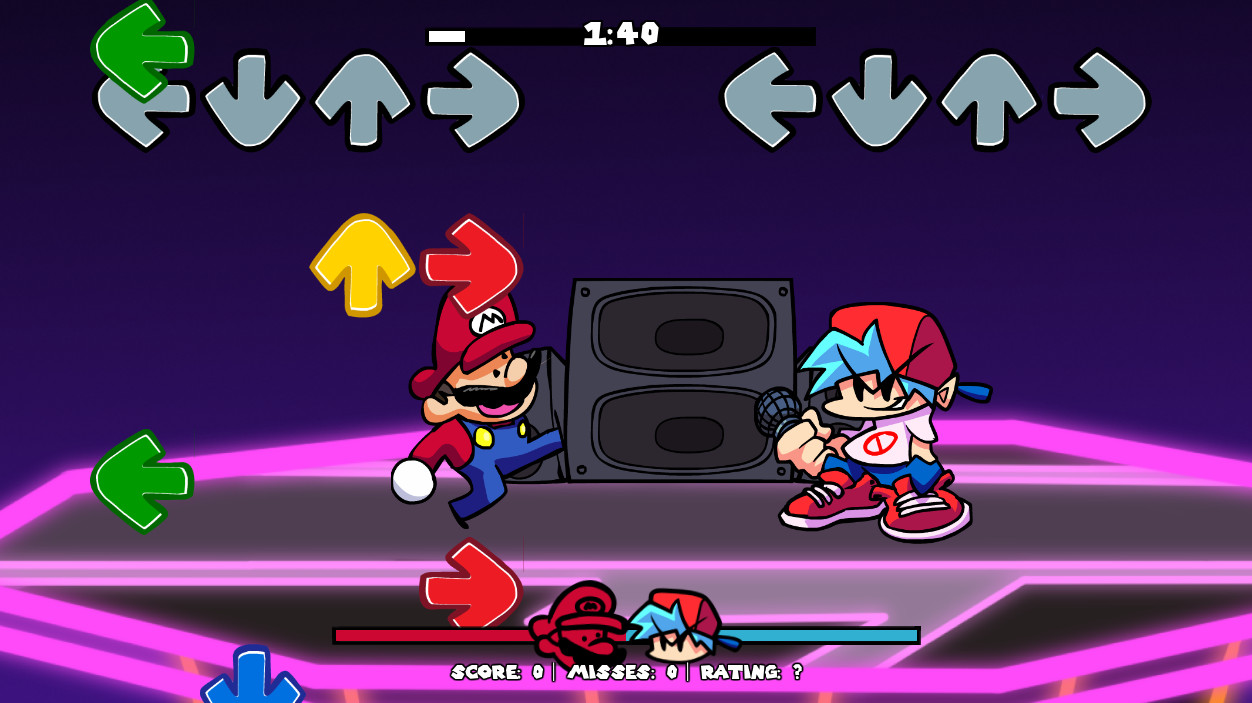 FNF: VS. Mario Ultra Rebooted [DEMO] [Friday Night Funkin'] [Mods]