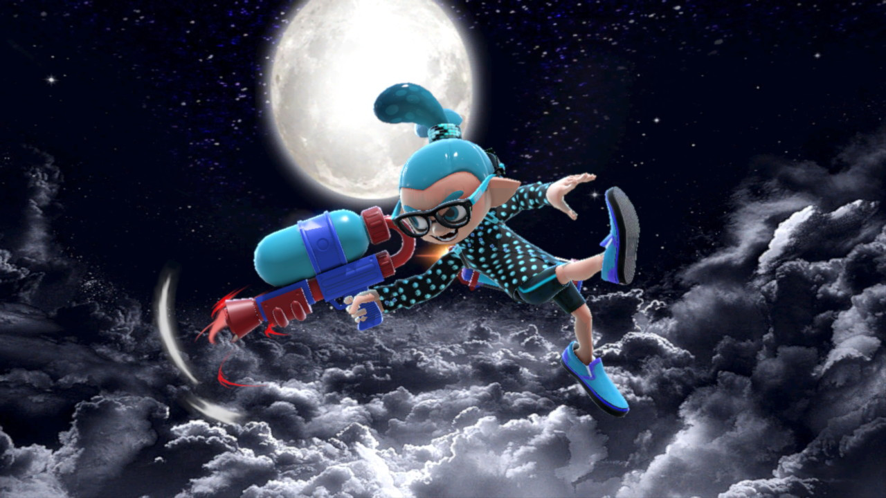 Neon Blue Inkling Mod for Super Smash Bros. Ultimate | SSBU Mods