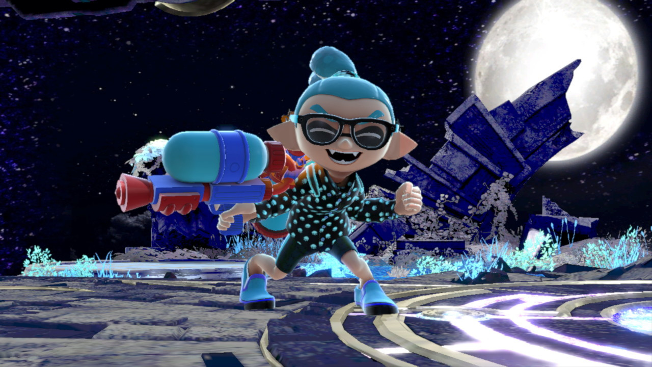 Neon Blue Inkling Mod for Super Smash Bros. Ultimate | SSBU Mods