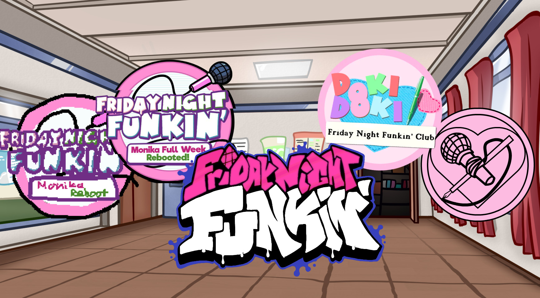fnf ddlc voicebanks Mod for Friday Night Funkin' | FNF Mods