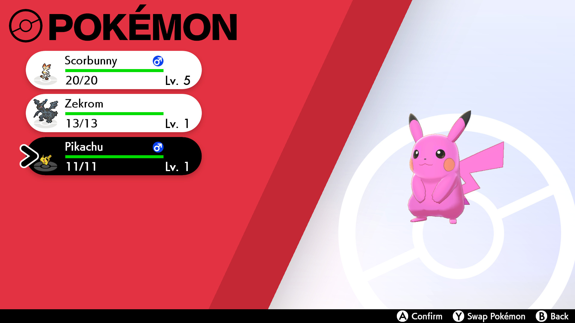 Pinkachu [Pokemon Sword & Shield] [Mods]