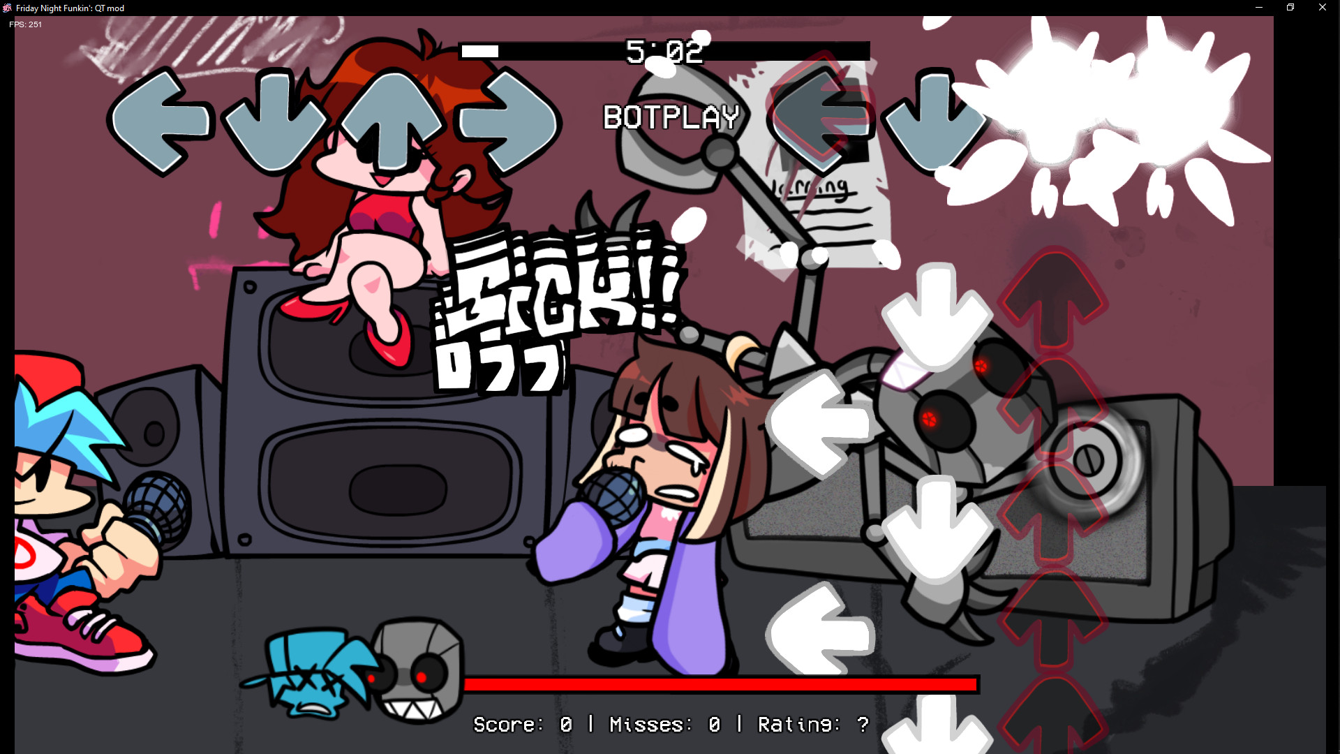 QT - Reverse Mod for Friday Night Funkin' | FNF Mods