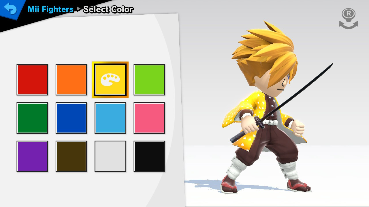 Tanjiro Mii Recolors Mod for Super Smash Bros. Ultimate | SSBU Mods