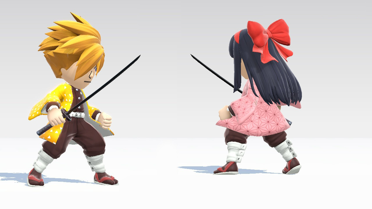 Tanjiro Mii Recolors Mod for Super Smash Bros. Ultimate | SSBU Mods