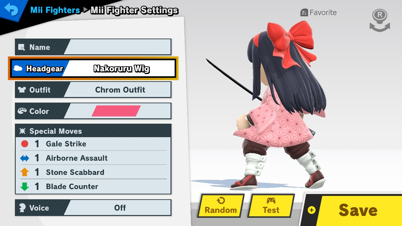 Tanjiro Mii Recolors Mod for Super Smash Bros. Ultimate | SSBU Mods