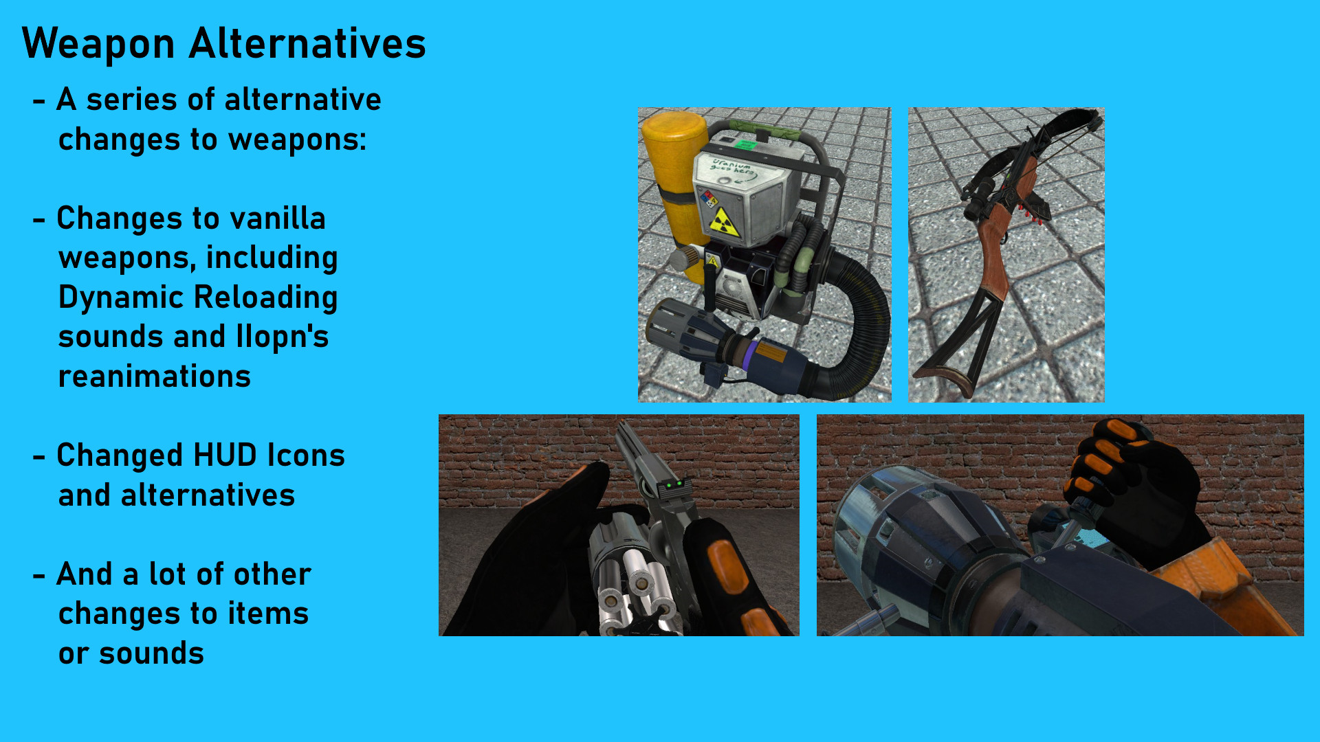 Black Mesa Weapon Fixes Mod for Black Mesa | BM Mods