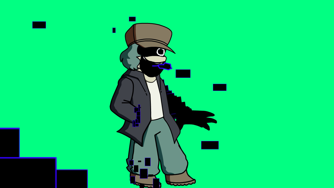 VS.garcello glitched new assets [fanmade] [Friday Night Funkin'] [Mods]