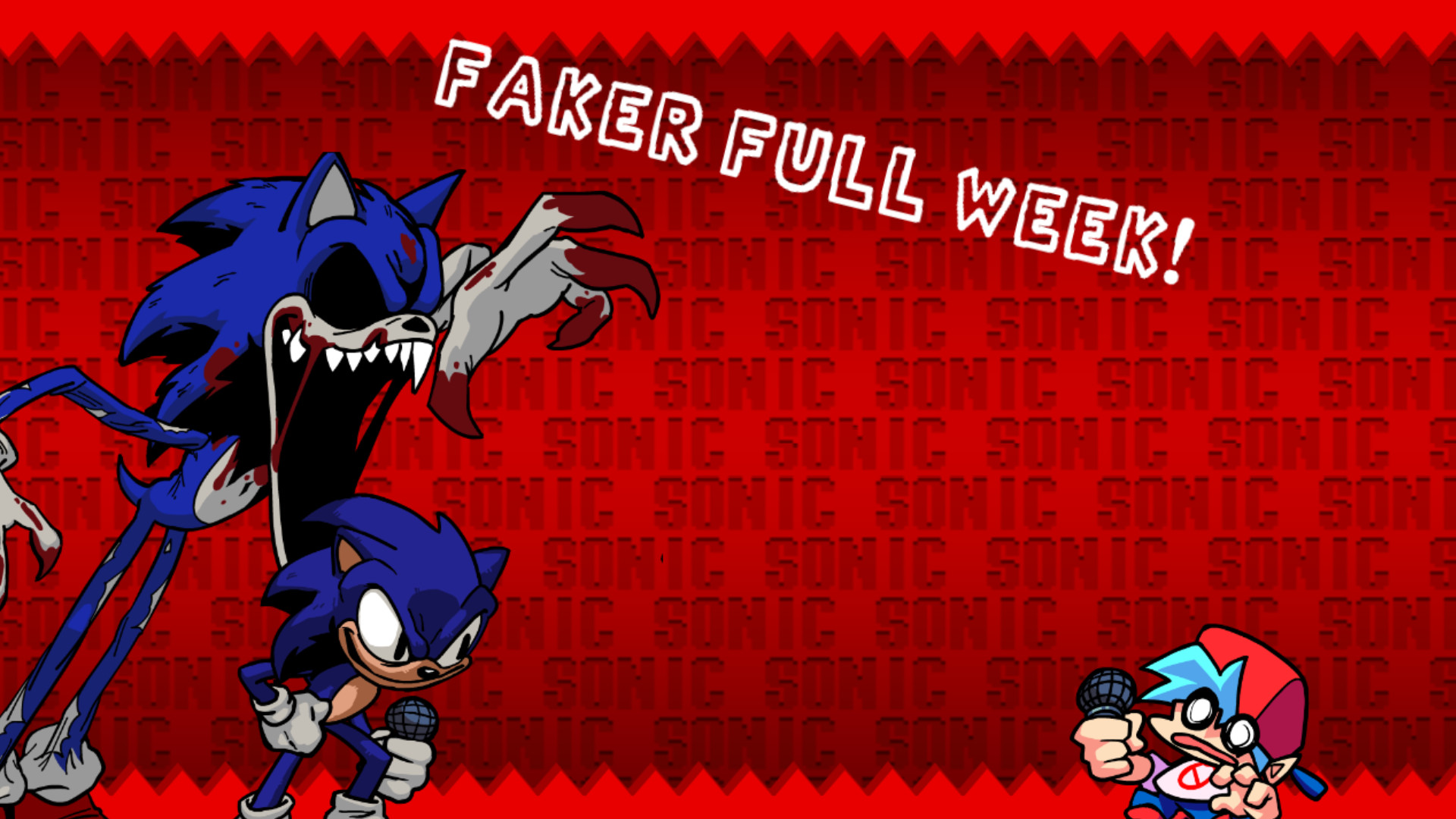 Faker Full Week Fanmade! Faker+Burning+Black-Sun Mod for Friday Night ...