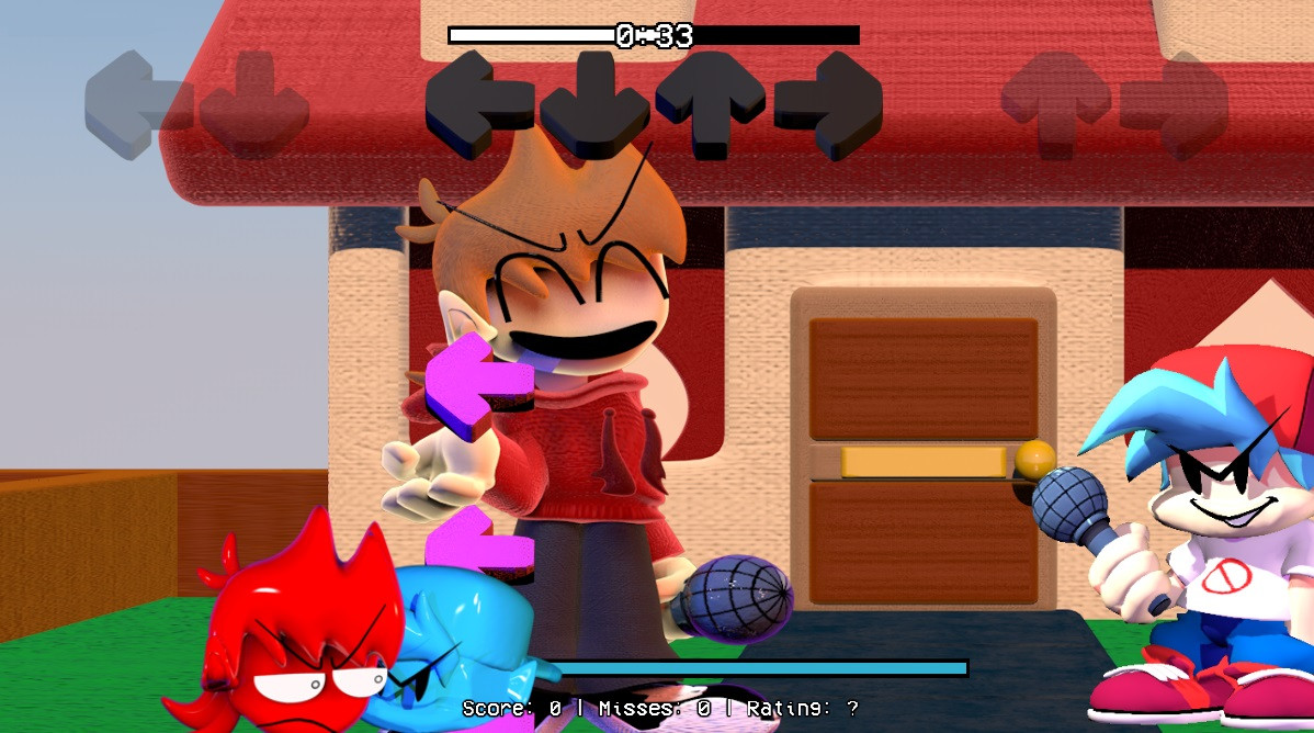 Vs Tord In 3D Mod for Friday Night Funkin' | FNF Mods