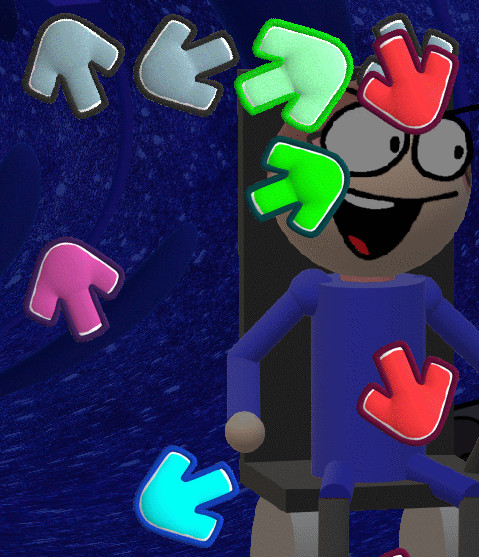 3D Note Skin Mod for Friday Night Funkin' | FNF Mods