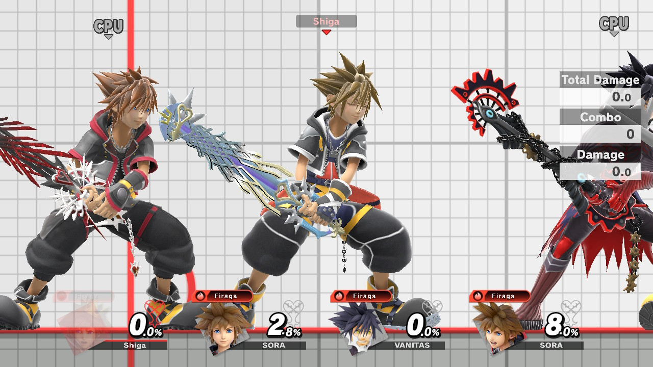 KH2 + KH3 Hair with Ultima Weapons Mod for Super Smash Bros. Ultimate ...