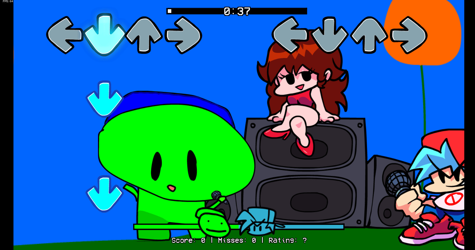 VS Green Man Full Week [Friday Night Funkin'] [Mods]