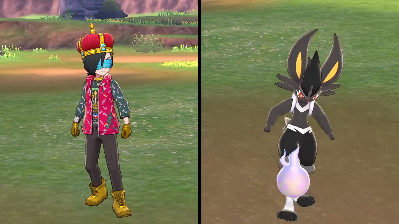 Black Shiny Cinderace + Gmax Mod for Pokemon Sword & Shield | SWSH Mods