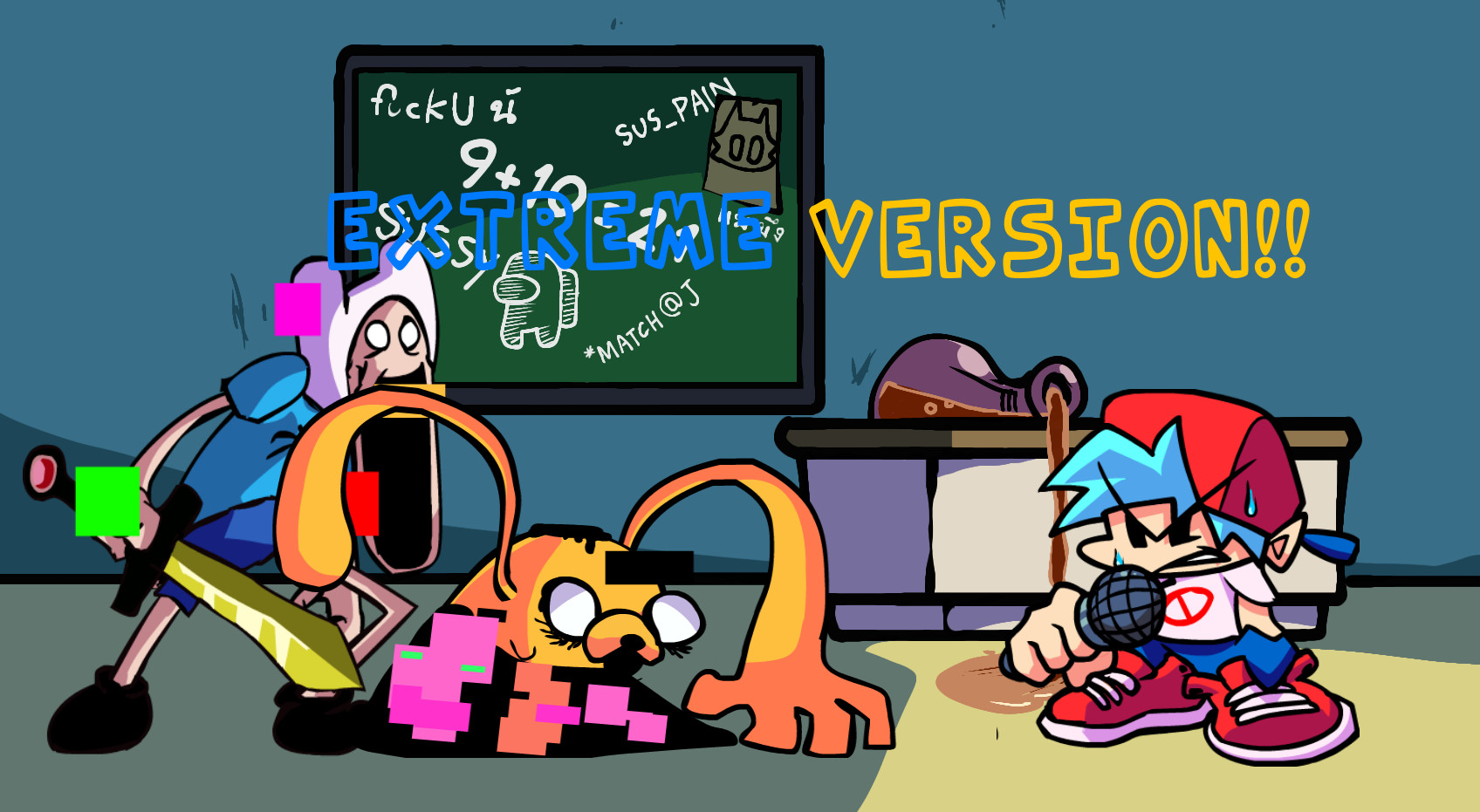VS Finn & Jake EXTREME (PIBBY X FNF) Mod for Friday Night Funkin' | FNF ...