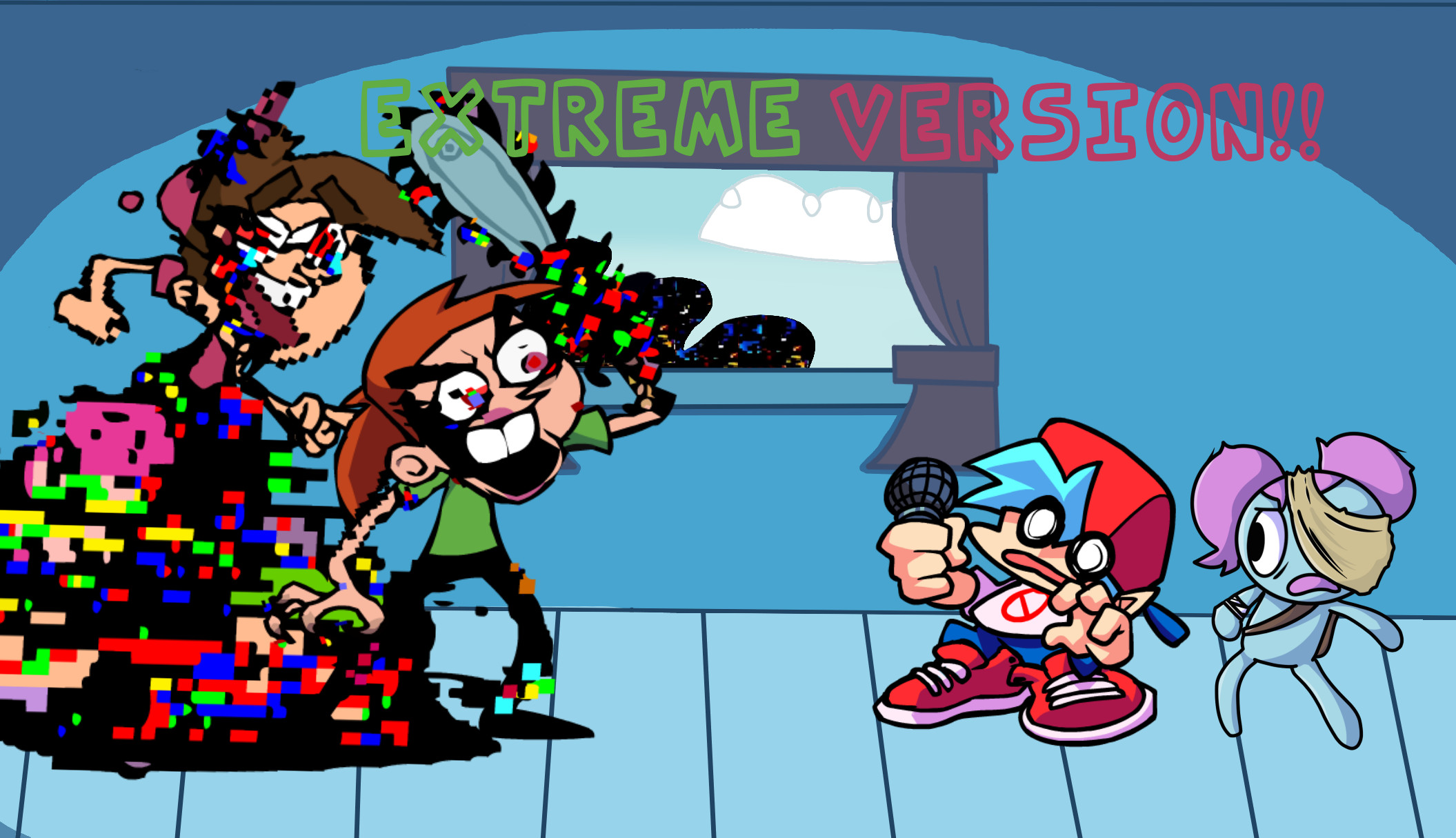 FNF X Pibby V.S. Vicky and ??? EXTREME VERSION [Friday Night Funkin'] [Mods]