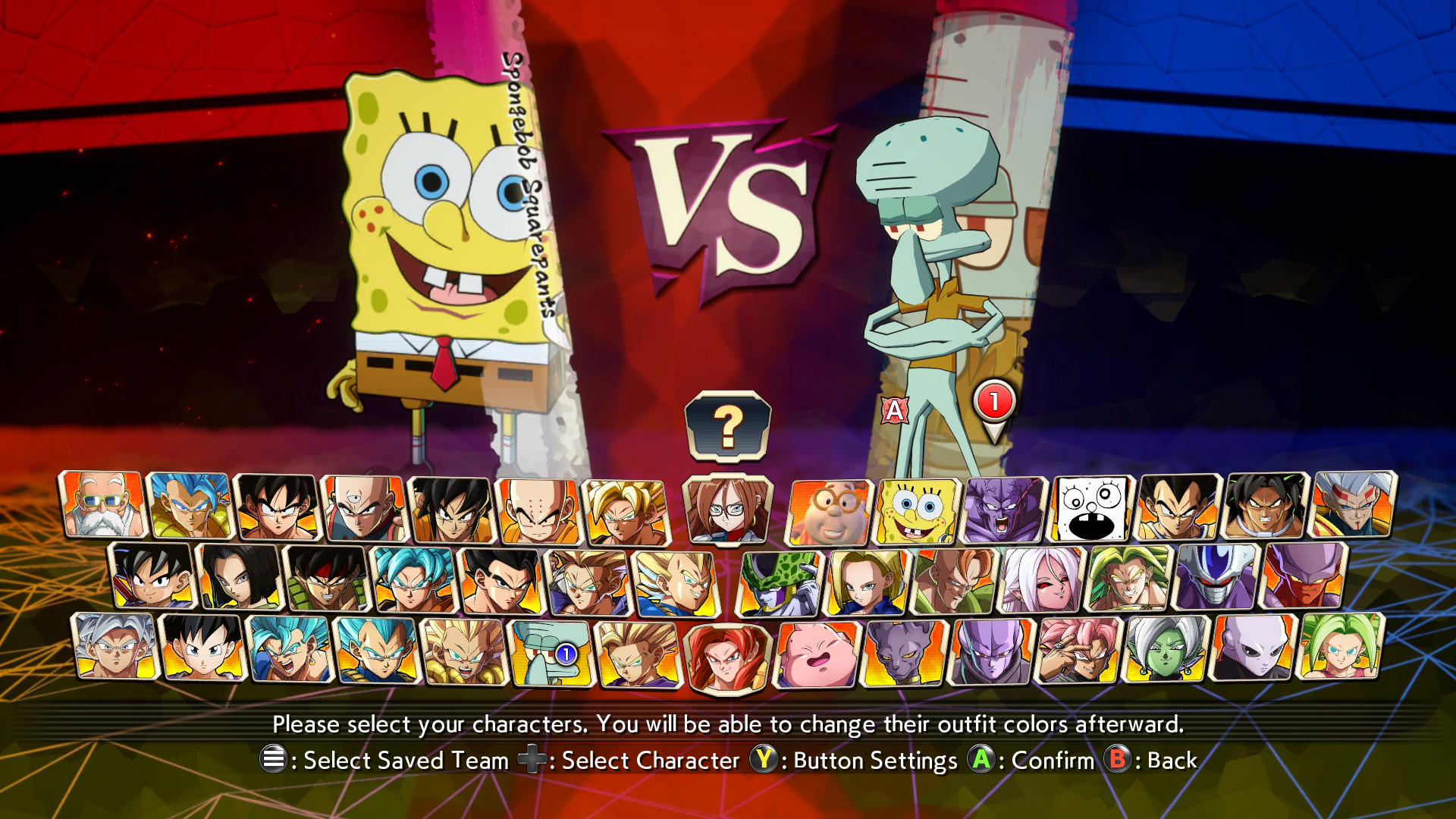 Spongebob Squarepants Mod for Dragon Ball FighterZ | DB:FZ Mods
