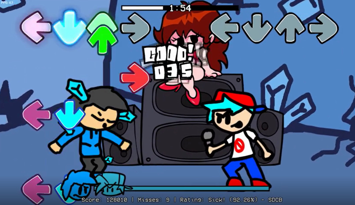 FNF: VS Bluue Mod for Friday Night Funkin' | FNF Mods