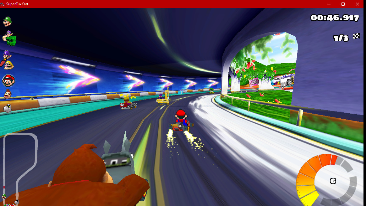 GP2 Mario Highway Mod for SuperTuxKart | STK Mods
